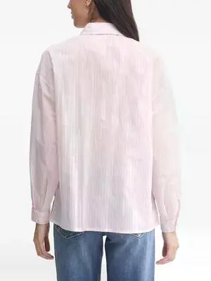 BENETTON Striped Pocket-detail Shirt