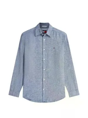 Tommy Hilfiger Logo-embroidered Button-down Shirt