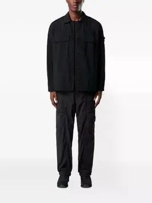 Stone Island Logo Patch Cargo Trousers