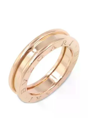 BVLGARI B.zero1 Ring In 18k Rose Gold - Pink