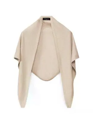 Fabiana Filippi Sequin-embellished Knitted Scarf - Neutrals