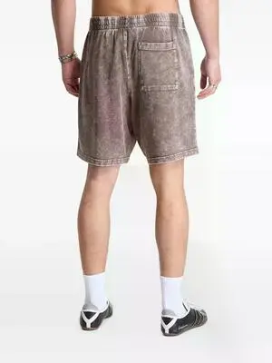 DIME Acid-wash Embroidered Shorts