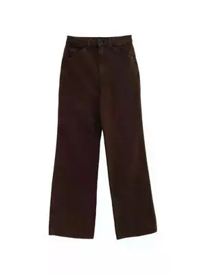 LEMAIRE Straight-leg Trousers - Brown