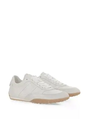 TOD'S Suede-insert Leather Sneakers