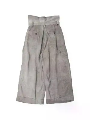 ZIGGY CHEN Belted High-waist Trousers