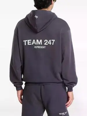 REPRESENT Team 247 Logo-print Hoodie