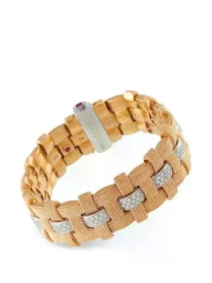 ROBERTO COIN Roberto Coin Appassionata Diamond Bracelet In 18K Rose Gold
