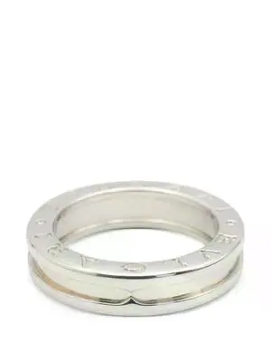 BVLGARI B Zero 1 18k White Gold Ring - Silver