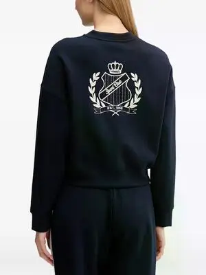BENETTON Logo-embroidered Sweatshirt - Blue
