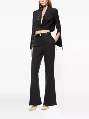 Pinko Lace-up Cropped Jacket