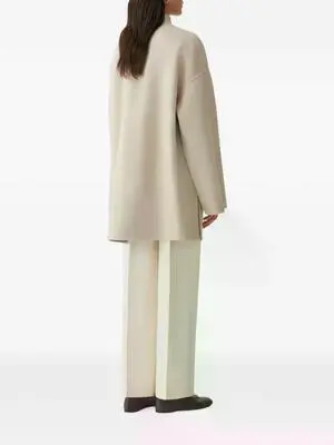 Fabiana Filippi Zip-up High-neck Coat