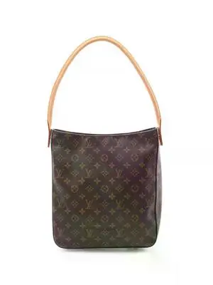 LOUIS VUITTON Monogram Canvas Looping Gm Shoulder Bag - Brown