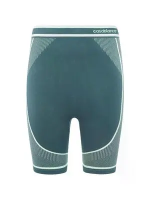 Casablanca Logo-print Stretch-design Shorts - Green