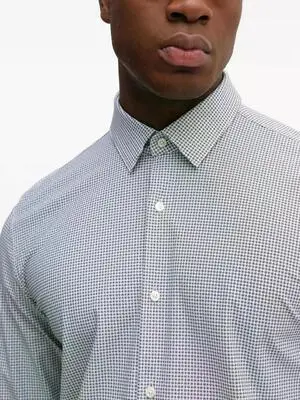 BOSS Micro-pattern Slim-fit Shirt