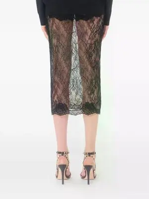 Valentino Garavani Lace Midi Skirt