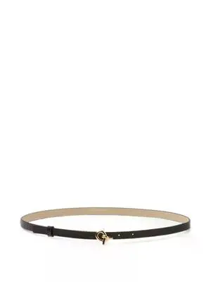 Fabiana Filippi Knot-detail Leather Belt - Black