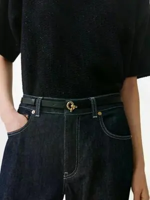 Fabiana Filippi Leather Knot Detail Belt