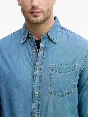 BENETTON Chest-pocket Denim Shirt