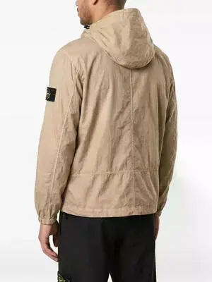 Stone Island Logo-patch Hooded Jacket