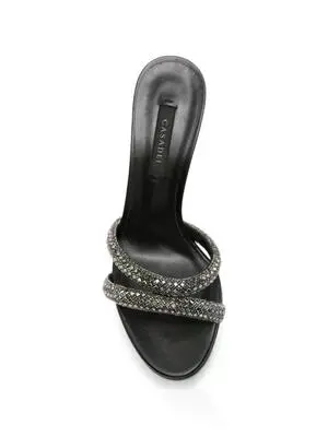 Casadei Crystal-embellished Heeled Sandals