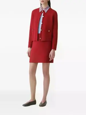 Fabiana Filippi Embellished Collar Poplin Shirt