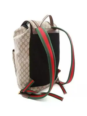 Gucci Gg Supreme Canvas Backpack - Neutrals
