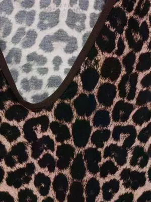 BASERANGE Emily Leopard-print Bodysuit