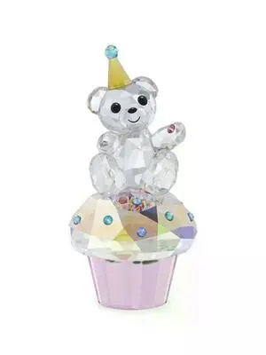 SWAROVSKI Kris Bear Cupcake Home Decor - White