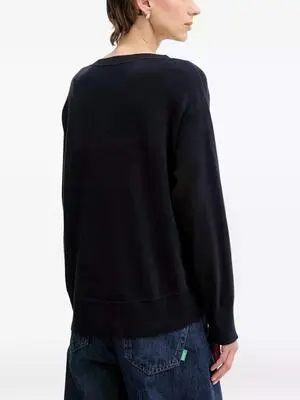 BENETTON Ribbed-trim Crew-neck Sweater