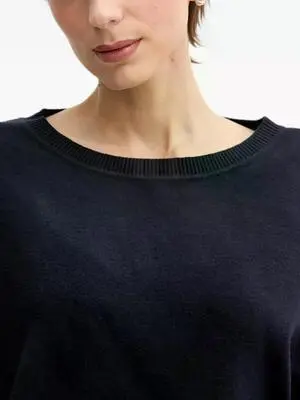 BENETTON Ribbed-trim Crew-neck Sweater