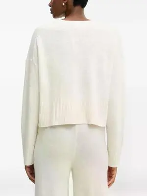 BENETTON Ribbed-trim Drop-shoulder Sweater