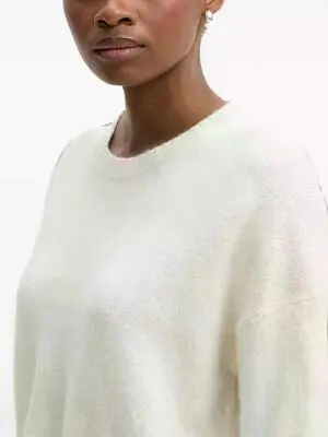 BENETTON Ribbed-trim Drop-shoulder Sweater