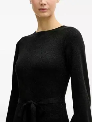 BENETTON Belted Balloon-sleeve Sweater