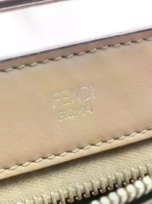 Fendi Dotcom Leather Tote Bag - Neutrals