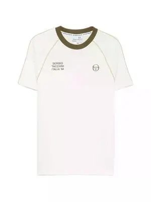 SERGIO TACCHINI Logo-embroidered T-shirt