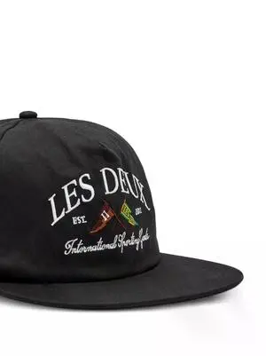 LES DEUX Logo Embroidered Baseball Cap