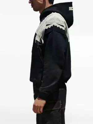 ROUGH. Giagia Crochet-trim Hoodie