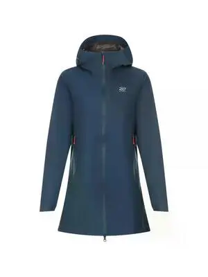 2117 OF SWEDEN Markitta Zip-fastening Hooded Coat - Blue