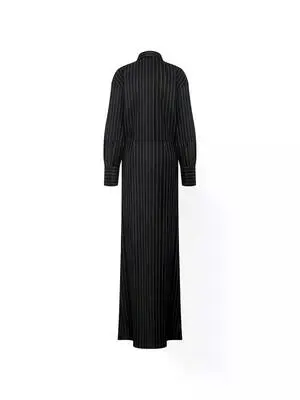 DONDUP Long-sleeves Maxi Dress - Black