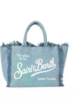 MC2 SAINT BARTH Vanity Tote Bag - Blue