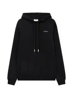 Off-White Arrows Print Hoodie - Black