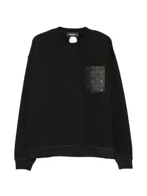 Dsquared2 Logo-embossed Sweatshirt - Black