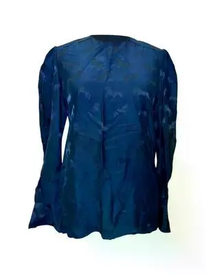 Stella McCartney Horse-jacquard Blouse - Blue