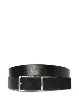 Armani Exchange Reversible Leather Belt - Black