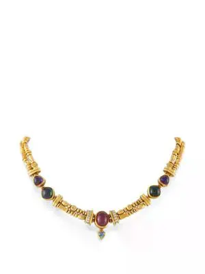 SEIDENGANG Amethyst And Tourmaline Necklace