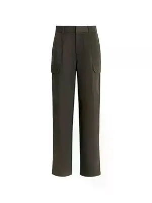 Armani Exchange Belt-loop Pleated Cargo Trousers - Green