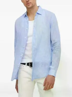 BENETTON Classic-collar Shirt - Blue