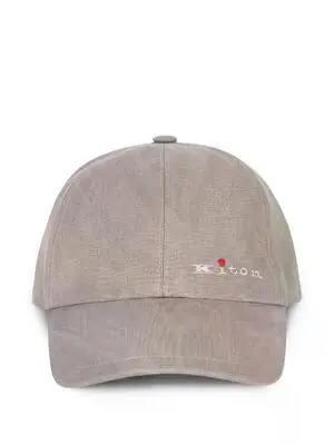 Kiton Embroidered Logo Baseball Cap - Neutrals