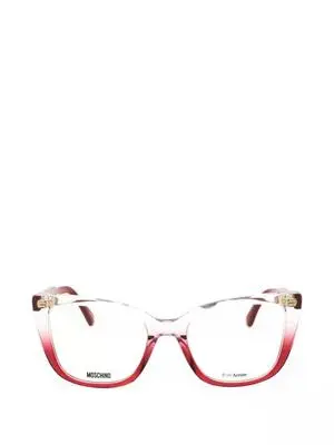Moschino Cat-eye Frame Eyeglasses - Red