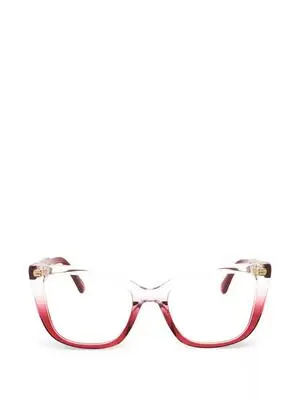 Moschino Cat-eye Frame Eyeglasses - Red